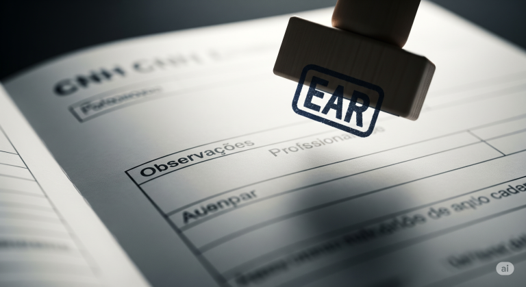 Como Incluir a Sigla EAR (Exerce Atividade Remunerada) na CNH